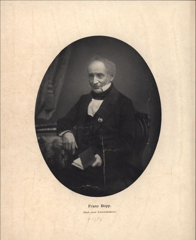 Offsetdruck nach Foto, Porträt, Franz Bopp